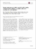 Human topoisomerase inhibition and DNA/BSA binding of Ru(II)-SCAR ...